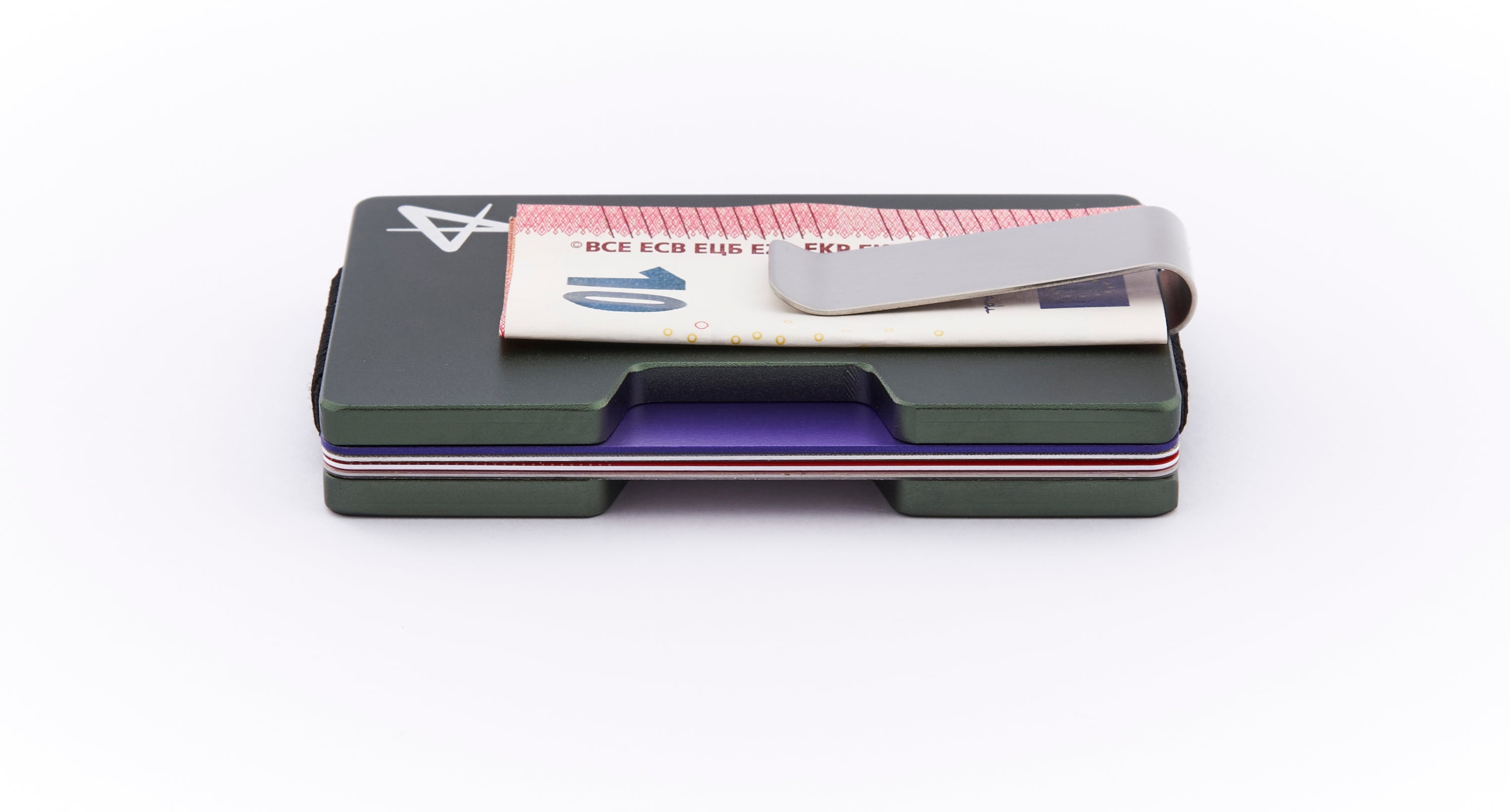 Azuur Kreditkartenetui Aluminium | Kartenhalter mit Geldklammer | RFID ...